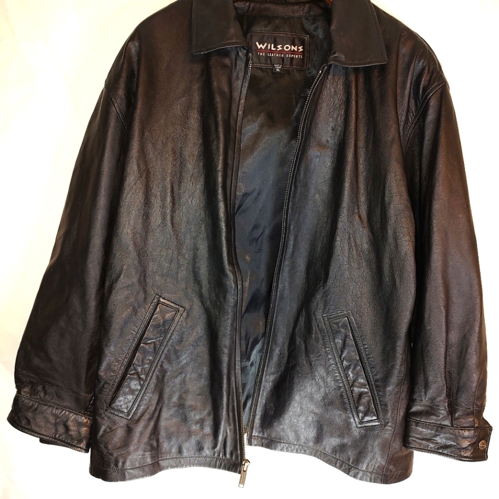 Wilsons Leather Jacket Heavy Weight Men's Size Xl - Gem